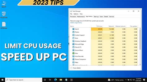 How To Limit Cpu Usage Of A Program In Windows 1011 Optimize Your Pc Performance Youtube