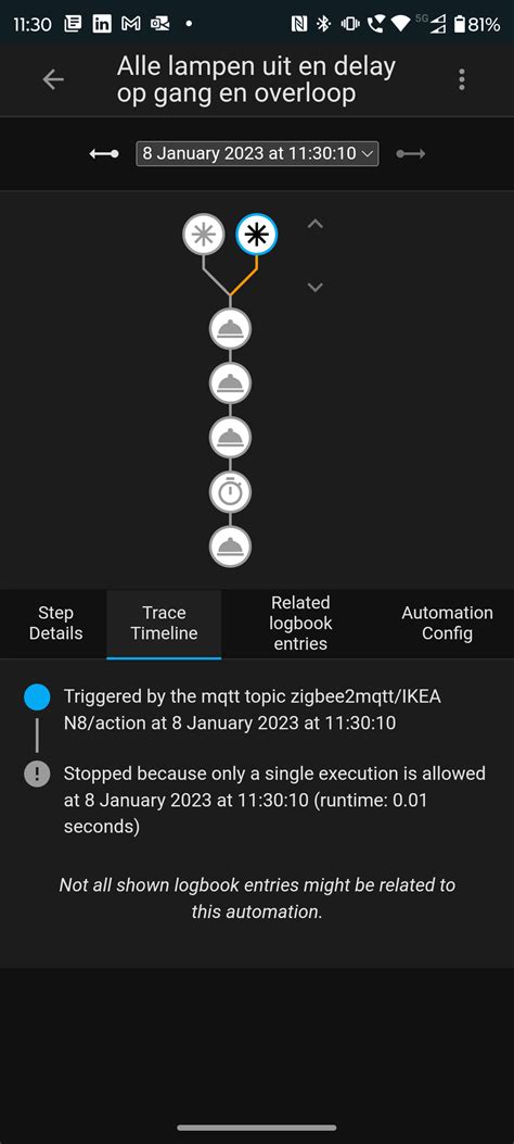 intermittent behaviour of one specific automation configuration