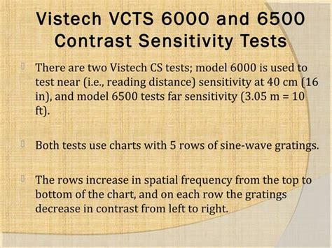 Contrast Sensitivity 2 Charts Ppt Eye And Vision Conditions Diseases And Conditions