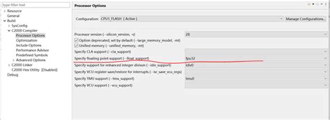 Tms320f280025 How To Enable Fpu Mode Really C2000 Microcontrollers