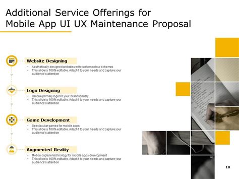 Mobile App Ui Ux Maintenance Proposal Powerpoint Presentation Slides Presentation Graphics