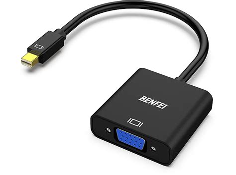 Benfei Mini Displayport Auf Vga Adapter Schwarz Mediamarkt