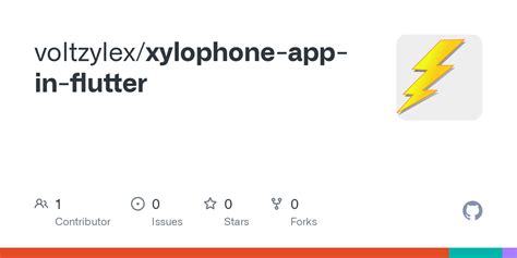 Github Voltzylex Xylophone App In Flutter