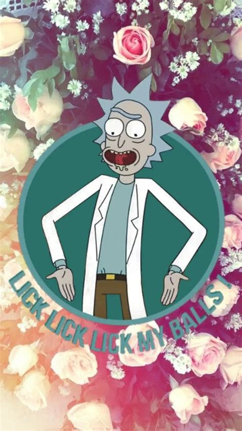 Lick My Balls Rick And Morty Art Projects Morty