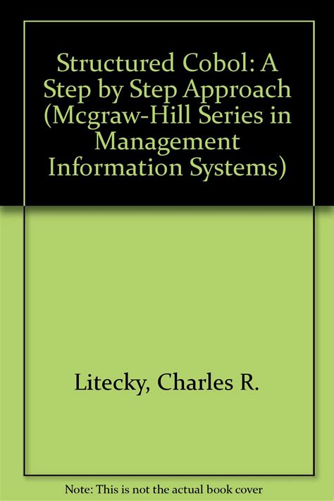 structured cobol a step by step approach mcgraw hill series in