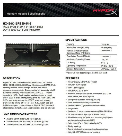 Kingston HyperX Predator DDR4 3000MHz Review Gaming Gorilla