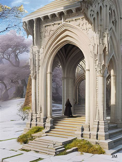 Wizard Entering Isengard By Canadragon On Deviantart