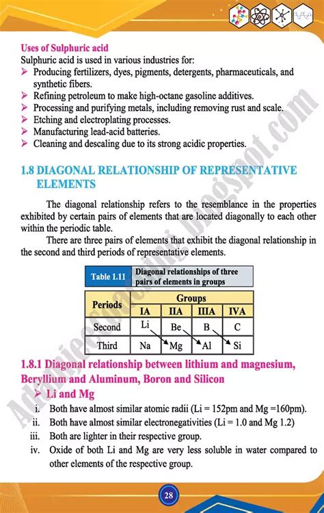 Adamjee Coaching Chemistry Of Representative Elements Chemistry