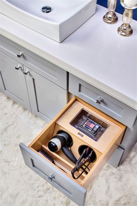 Maple Vanity Drawer Insert W Bins From Rev A Shelf