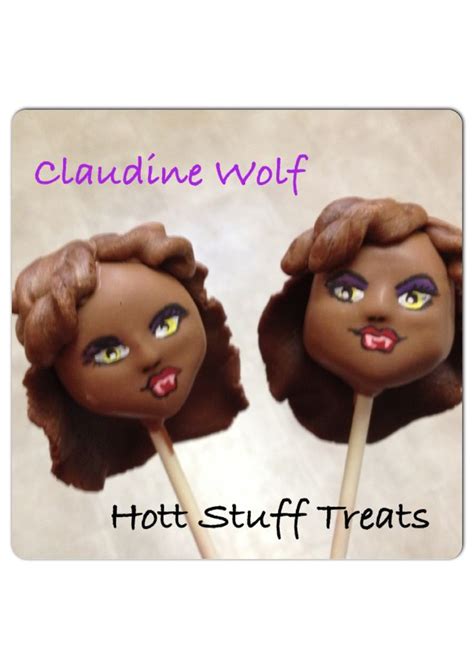Claudine Wolf Cake Pop By Hott Stuff Treats Wolf Cake Treats Disney