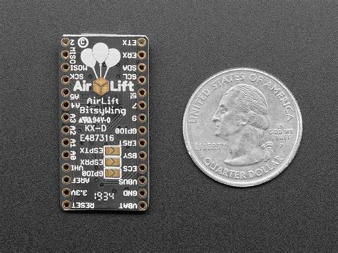 cool components airlift bitsy add on esp32 wifi co processor id 4363