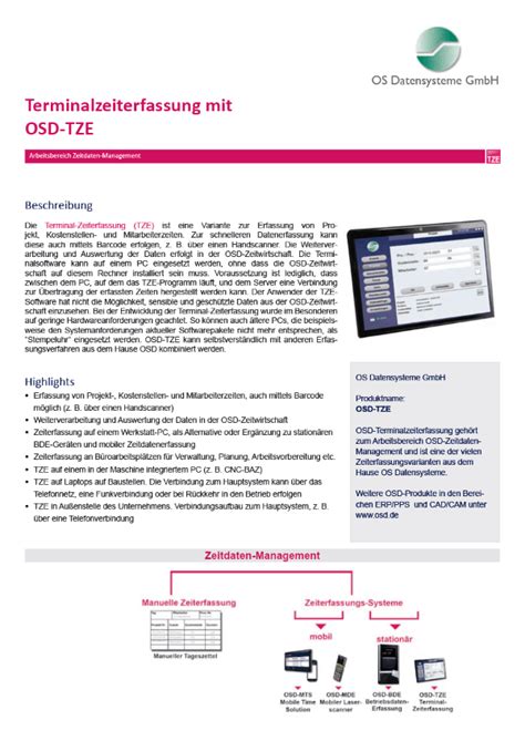 Prospekte - OSD