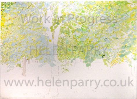 Tree Canopy Painting Helen Parry Watercolour Artist