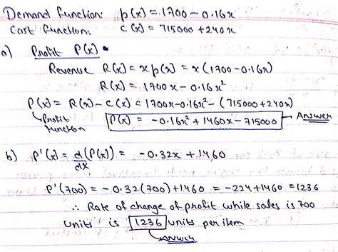 [solved] 15 The Monthly Demand And Cost Functions For The Product Are