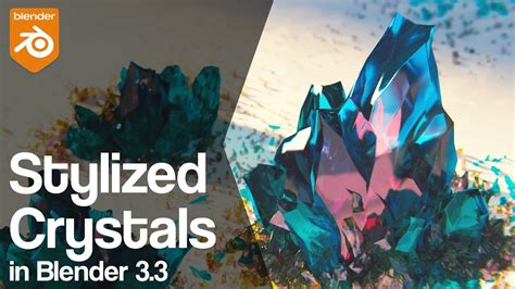 Simple Stylized Crystals In Blender 33 Geometry Nodes Tutorial