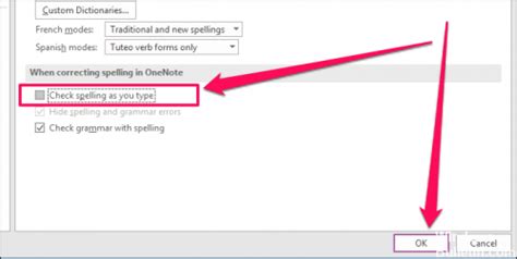 How To Disable OneNote Spell Checker Windows Bulletin
