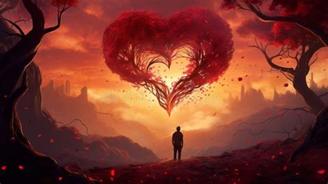 rosewood a darkly romantic illustration of a man on a hill stock