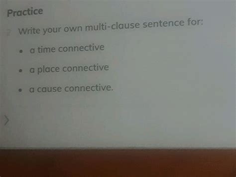 Write Your Own Multi Clause Sentence For Studyx