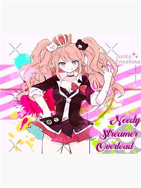 Needy Streamer Overload Junko Sticker For Sale By Funhub Official Redbubble