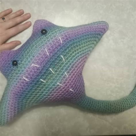 Ray No Sew Crochet Pattern Stingray Crochet Pattern Amigurumi Crochet