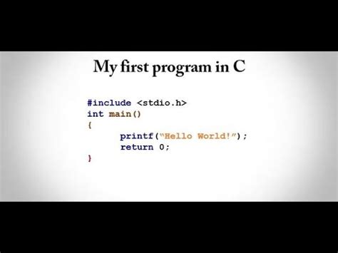How To Run First Program C Using Cmd Sida Loo Run Gareeyo C Program