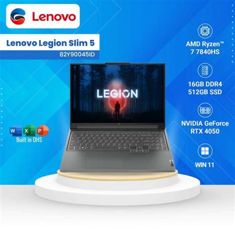 Promo Lenovo Legion Slim Aph Ryzen Hs X Gb Gb Y Id Diskon Di