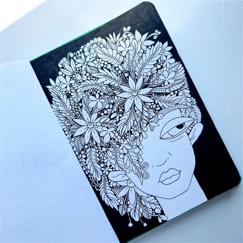 художник рисунок рисуюкаждыйдень скетч цветочныйдудлинг рисовальщик Art Senigrafis