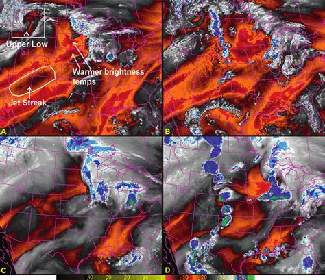 Nssl 4 Km Wrf Arw Synthetic Satellite Imagery For The 695 Mm Water