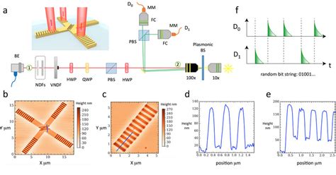 Quantum Random Number Generation Using A Plasmonic Beamsplitter A