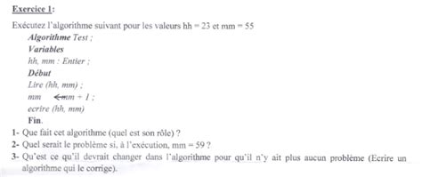 Faites Mes Exercices De Programmation Algorithmes Et Structures De