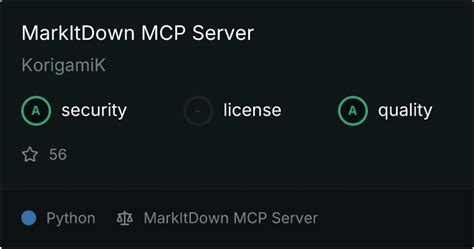 Github Korigamik Markitdown Mcp Server A Model Context Protocol Mcp Server That Converts