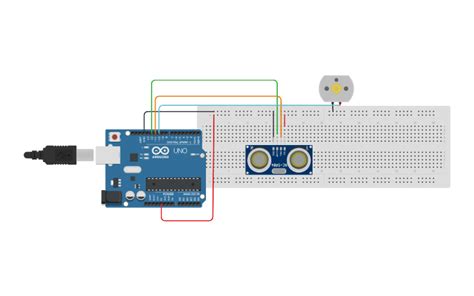 Circuit Design Arduino Sensor Con Motor Camila García Tinkercad
