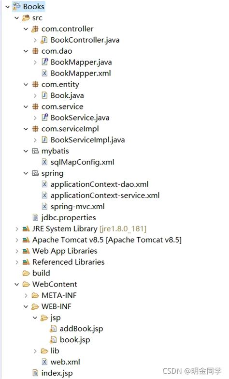 基于spring mvc spring mybatis的【图书信息管理系统（一）】 阿里云开发者社区