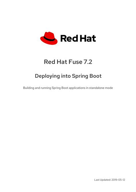pdf red hat fuse 7 the spring boot maven plug in — implements the