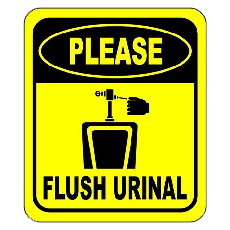 Flush Toilet Signage At Patti Smart Blog