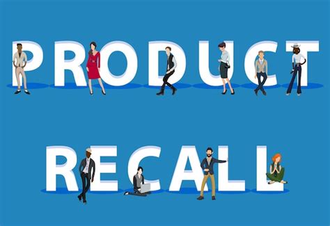 Premium Vector People On Product Recall For Web Mobile App Presentations