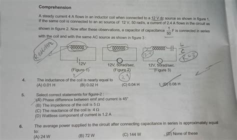 The Average Power Supplied To The Circuit After Connecting Capacitance In