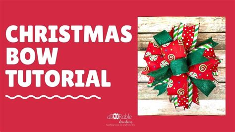 Easy Christmas Wreath Bow Ez Bow Maker How To Make Bows Bow
