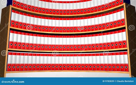 Archive Folder Stock Illustration Illustration Of Note 9782839