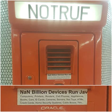 Nan Billion Devices Run Java Rprogrammerhumor