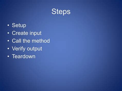 Value Of Unit Testing Ppt