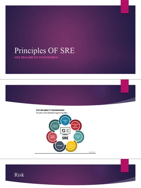 Sre Lecture 2 Principles Of Sre Pdf Reliability Engineering Risk