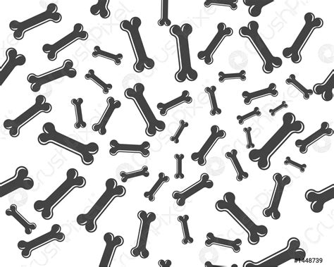 Bone Icon Vector Illustration Stock Vector 1448739 Crushpixel