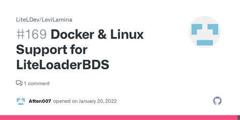 Docker And Linux Support For Liteloaderbds · Issue 169 · Liteldevlevilamina · Github