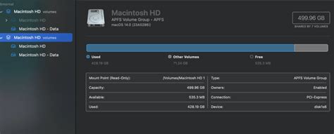 Reset My Macbook Pro And It Created Multiple Macintoshhd Volumes Rmacos
