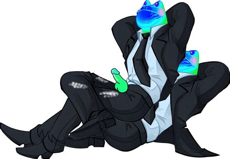 Rule 34 Cum Dripping From Penis Formal Attire Frog Gay Green Penis Martincitopants Suit 6828565