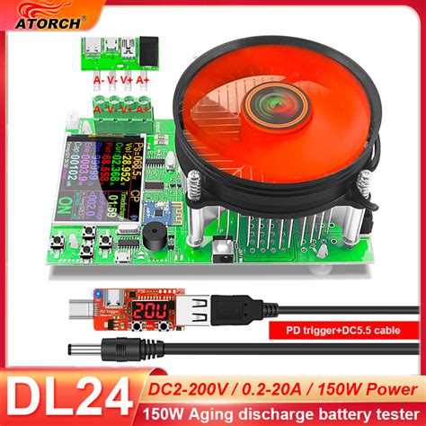 앱 전자 부하 리튬 배터리 용량 모니터 방전 충전 전력계 공급 검사기 및 Pd 트리거 150w Dc55 테스터 측정 및 분석 장비