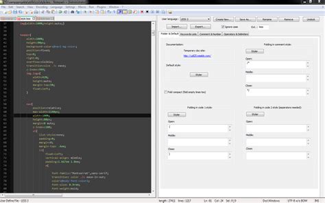 Notepad Notepad User Defined Language Folding Less Stack Overflow
