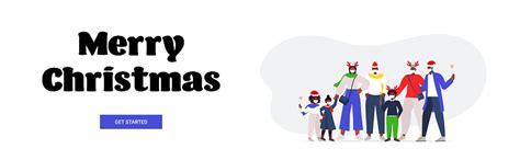 코로나바이러스 전염병 크리스마스 휴일 축하를 방지하기 위해 마스크를 착용 산타 모자가족 12월에 대한 스톡 벡터 아트 및 기타