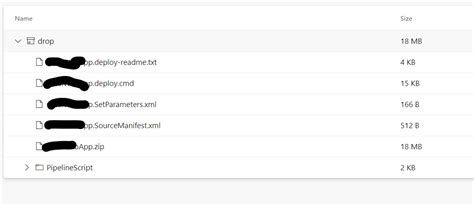 Azure Pipeline Creating Blank Folder For Drop Artifact With Powershell Stack Overflow